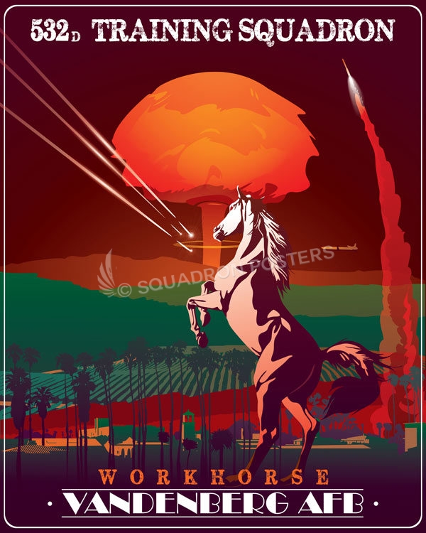 Vandenburg 532nd Training Squadron - Squadron Posters