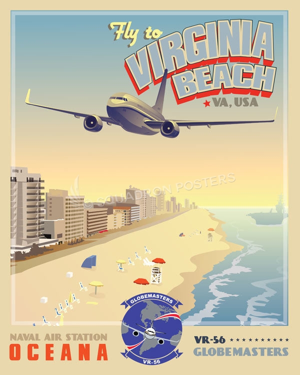 Virginia Beach Oceana NAS VR-56 - Squadron Posters