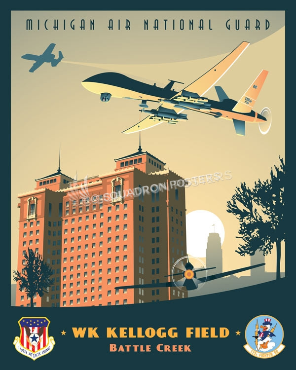 Battle Creek Air National Guard Base Archives - Squadron Posters