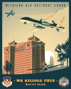 Michigan ANG 172nd Attack Squadron MQ-9 - Squadron Posters