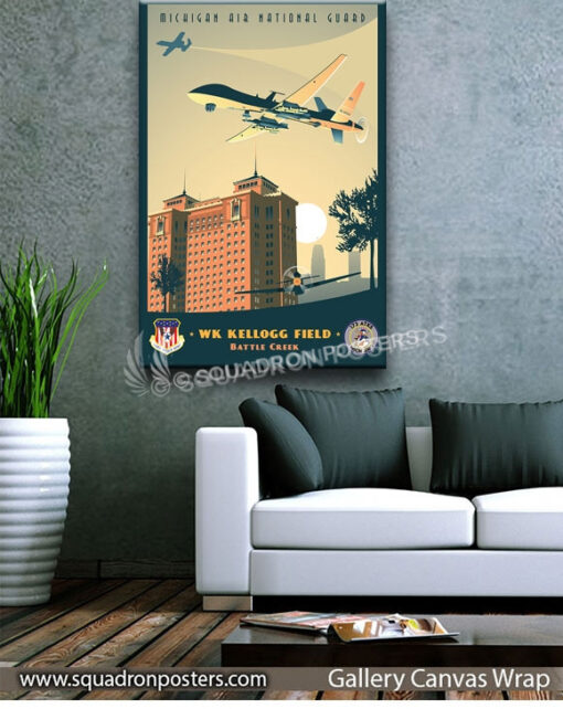Michigan ANG 172nd Attack Squadron MQ-9 - Squadron Posters