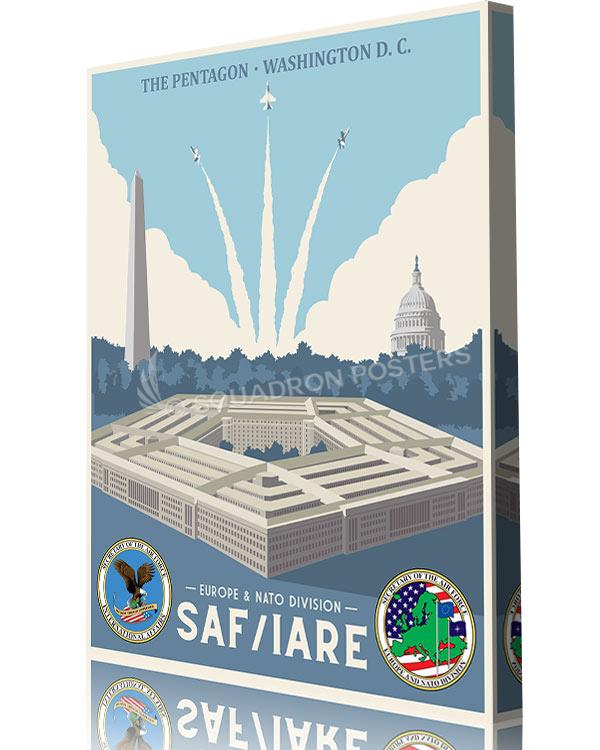 Washington DC Pentagon SAF IARE Europe and NATO Division - Squadron Posters