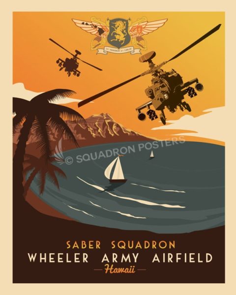 Wheeler Army Airfield, 2-6 CAV AH-64 - Squadron Posters