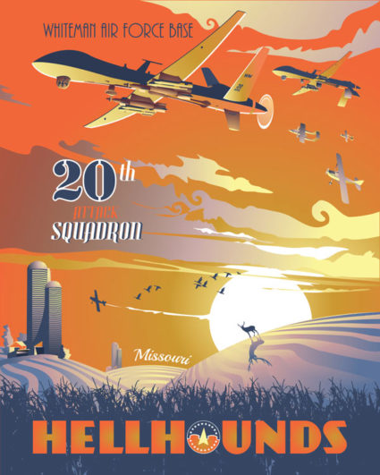 Whiteman AFB 20th ATKS MQ-9 - Squadron Posters
