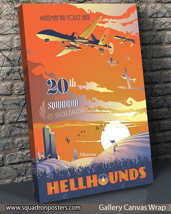 Whiteman AFB 20th ATKS MQ-9 - Squadron Posters