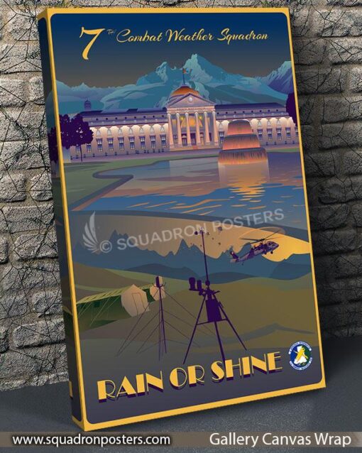 Wiesbaden Germany 7th CWS 2nd Version - Squadron Posters
