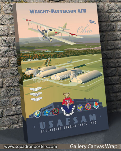Wright-Patterson AFB C-17 USAFSAM - Squadron Posters