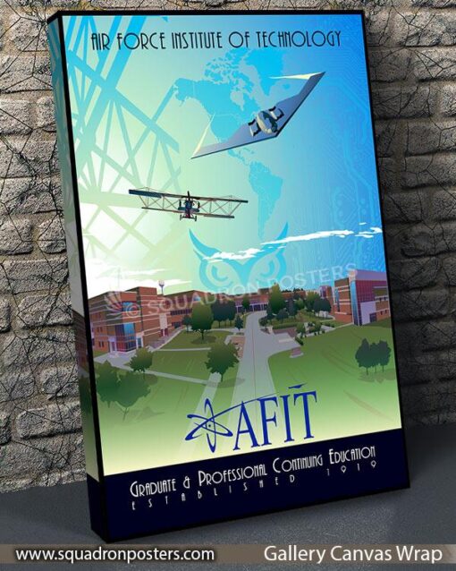 Wright Patterson AFB AFIT Art - Squadron Posters