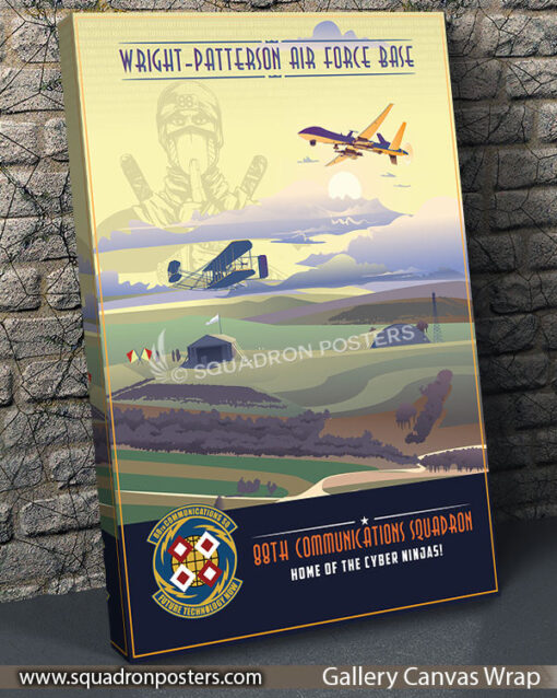 Wright Patterson AFB MQ-9 88th CS - Squadron Posters