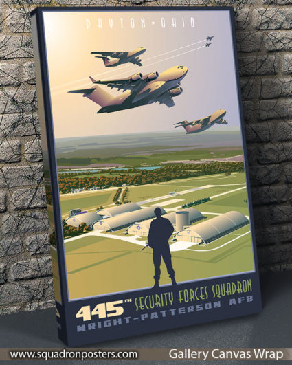 Wright Patterson AFB 445th Security Forces Squadron - Squadron Posters