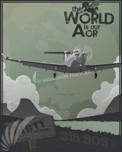 Cannon AFB 318th SOS PC-12 - Squadron Posters