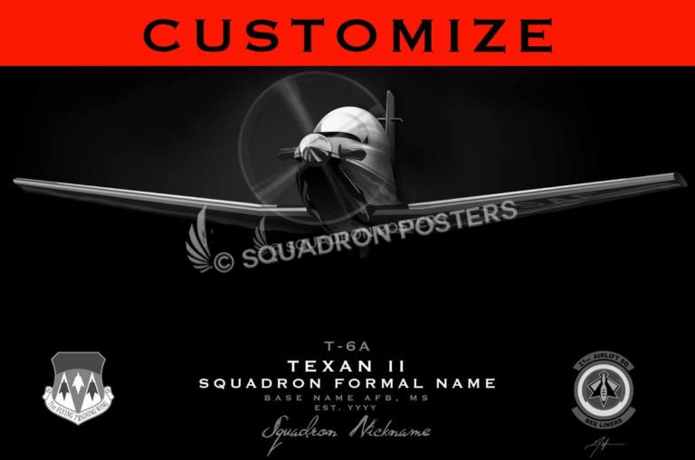 Modify Jet Black Aircraft Lithograph - Squadron Posters