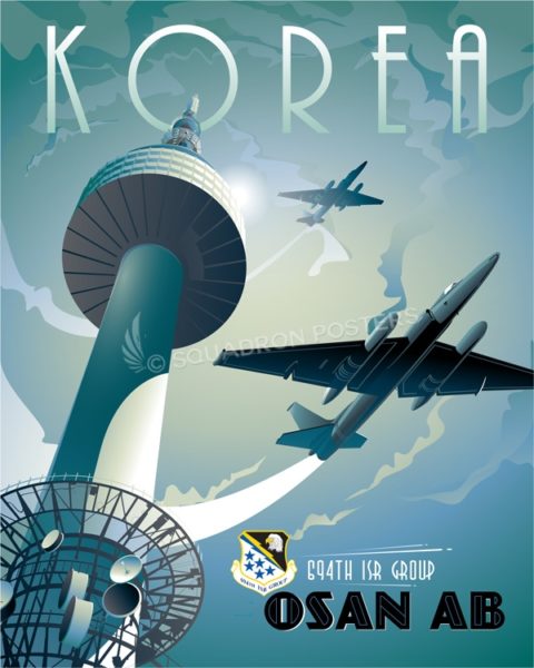 Osan AB, Korea 694th ISRG - Squadron Posters