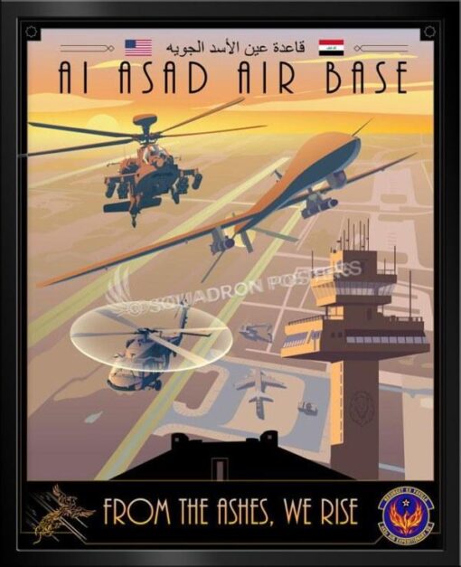 Al Asad AB 443d AES - Squadron Posters