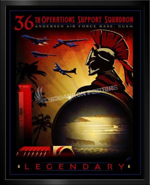 Andersen AFB 36th OSS - Squadron Posters
