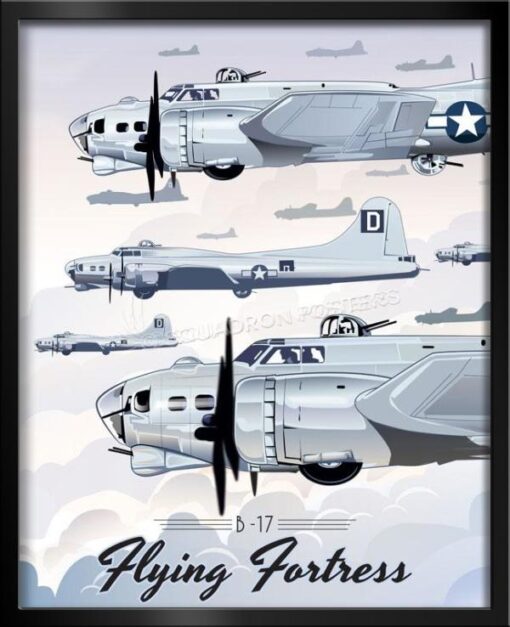 B-17 Flying Fortress - Squadron Posters