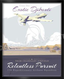Chabelley Djibouti 776 EABS - Squadron Posters