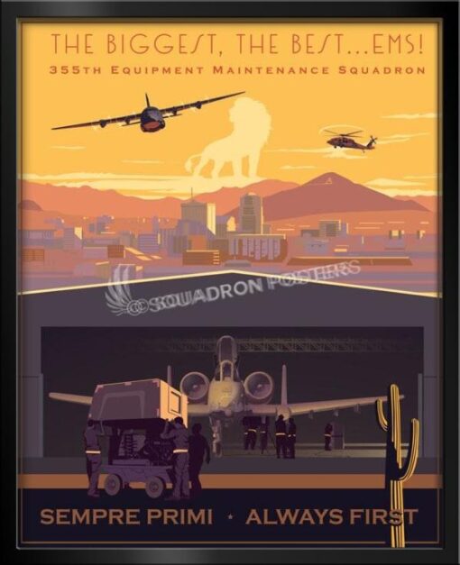 Davis Monthan 355th EMS - Squadron Posters