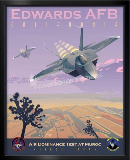 Edwards AFB 411th FLTS - Squadron Posters
