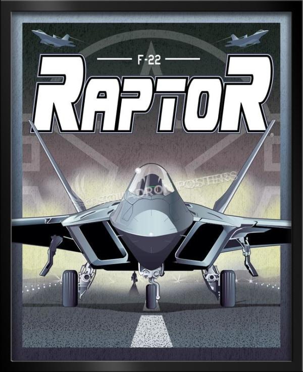 F-22 Raptor Art - Squadron Posters