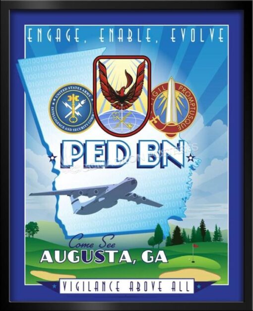 Fort Gordon PED BN - Squadron Posters