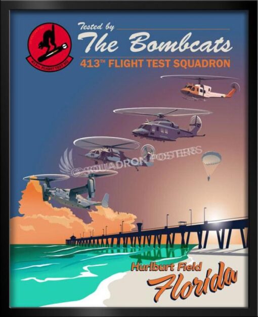Hurlburt Field Florida 413th FLTS - Squadron Posters