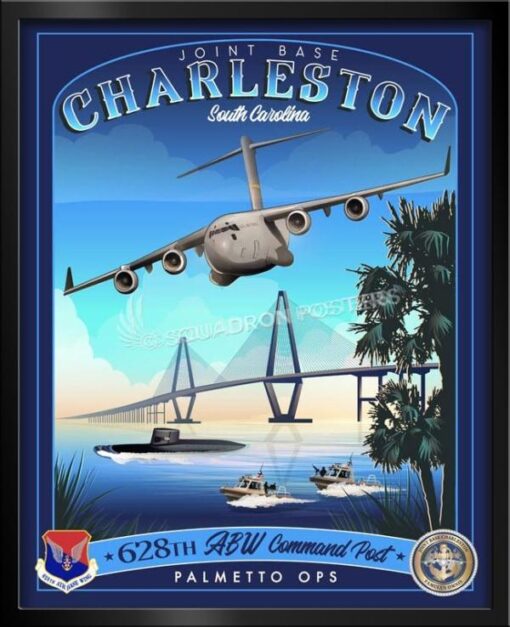 JB Charleston 628th ABW Command Post - Squadron Posters