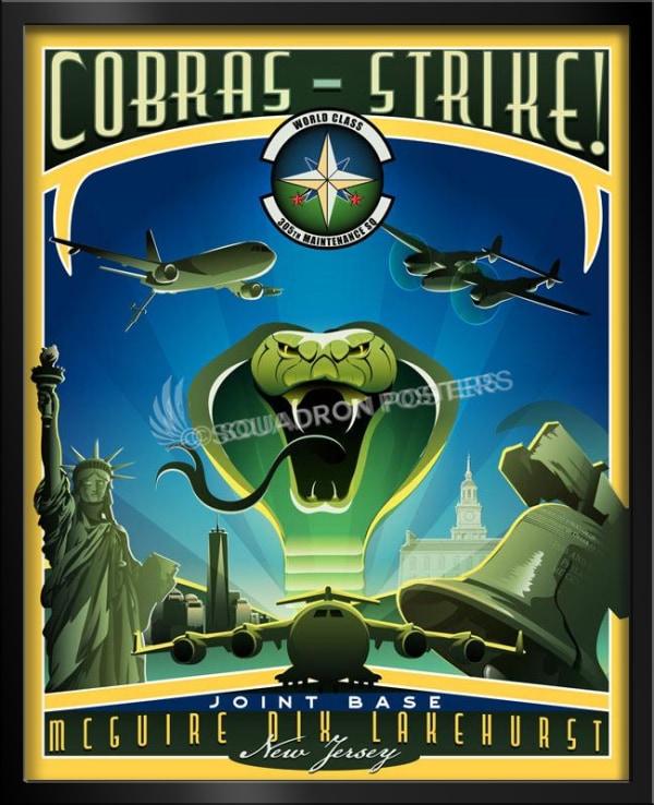 JB McGuire Dix Lakehurst 305th MXS - Squadron Posters