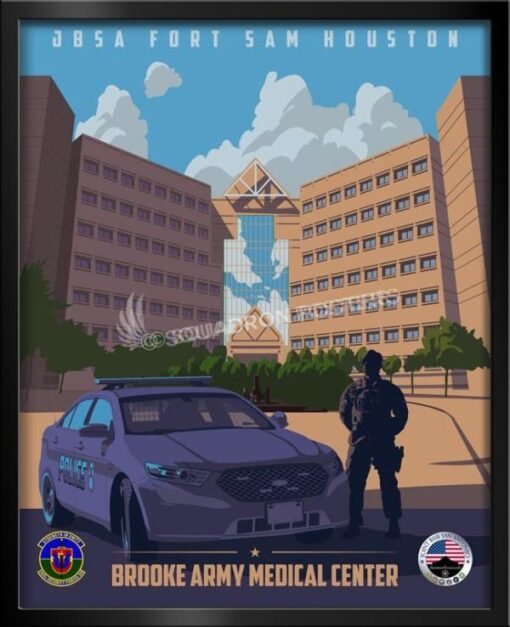 502d SFS Brooke Army Medical Center Art - Squadron Posters