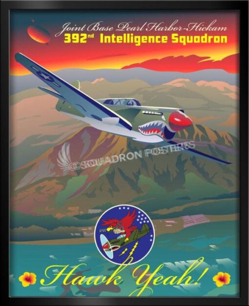 Joint Base Pearl Harbor Hickam 392d IS - Squadron Posters