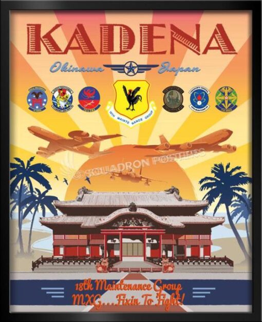 Kadena AB 18th MXG - Squadron Posters