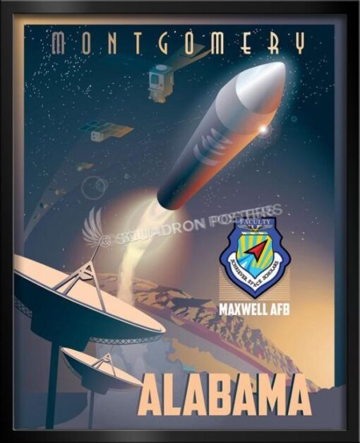 Maxwell AFB Schriever Space Scholars Program - Squadron Posters