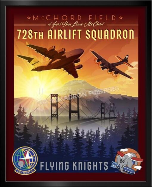 McChord Field 728th AS - Squadron Posters
