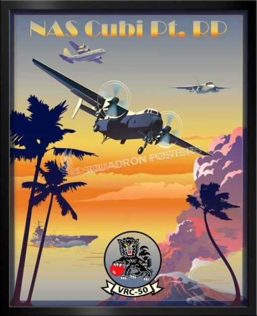 NAS Cubi Point VRC-50 - Squadron Posters