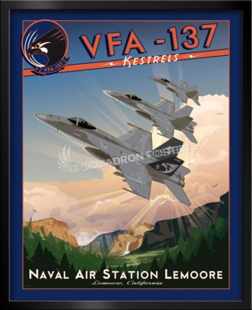 NAS Lemoore VFA-137 - Squadron Posters
