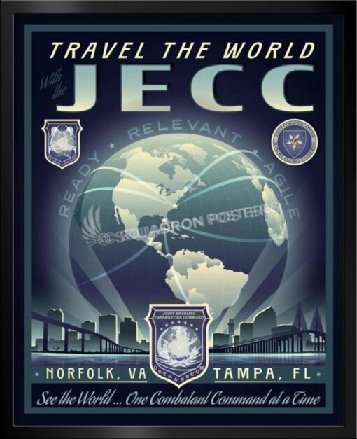 Norfolk Virginia Tampa Florida JECC - Squadron Posters