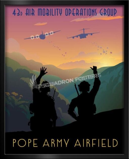 Pope AAF 43d AMOG - Squadron Posters
