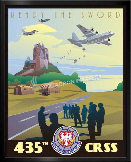 Ramstein AB Germany 435th CRSS - Squadron Posters