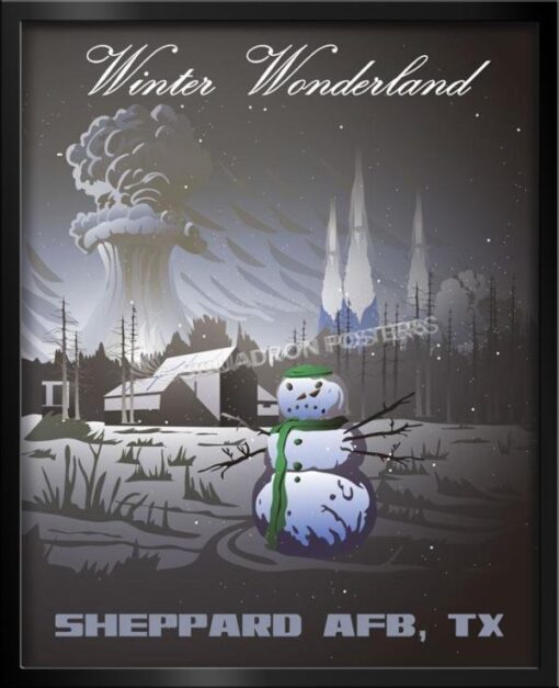 Sheppard AFB Winter Wonderland - Squadron Posters
