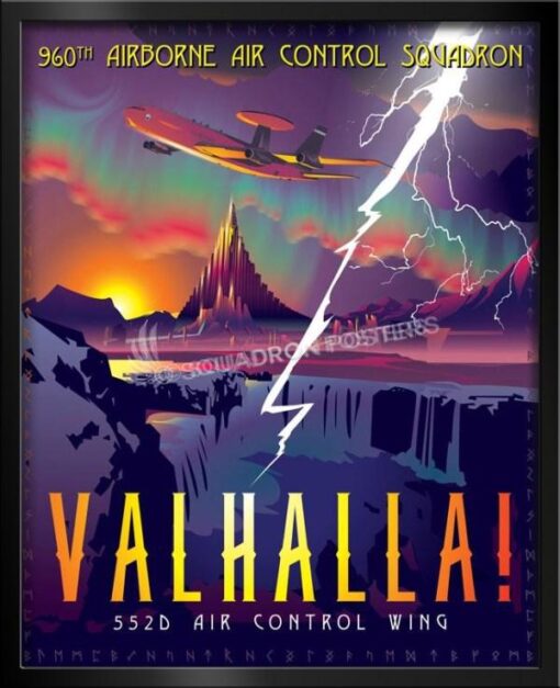 Tinker AFB E-3 960th AACS - Squadron Posters