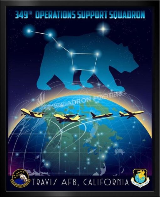 Travis AFB 349th OSS - Squadron Posters