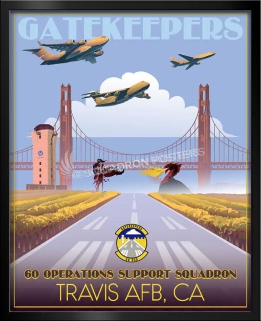 Travis AFB 60th OSS - Squadron Posters