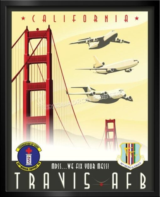 Travis AFB 60th MDSS - Squadron Posters