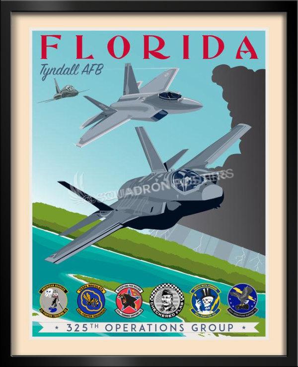Tyndall AFB 325th Operations Group - Squadron Posters