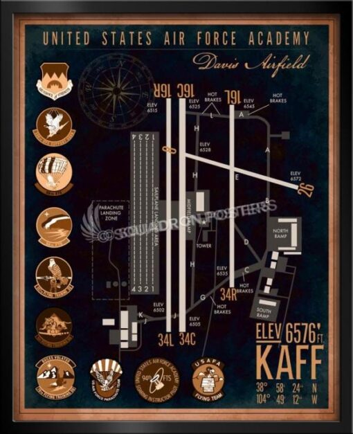 USAF Academy Airfield Art - Squadron Posters