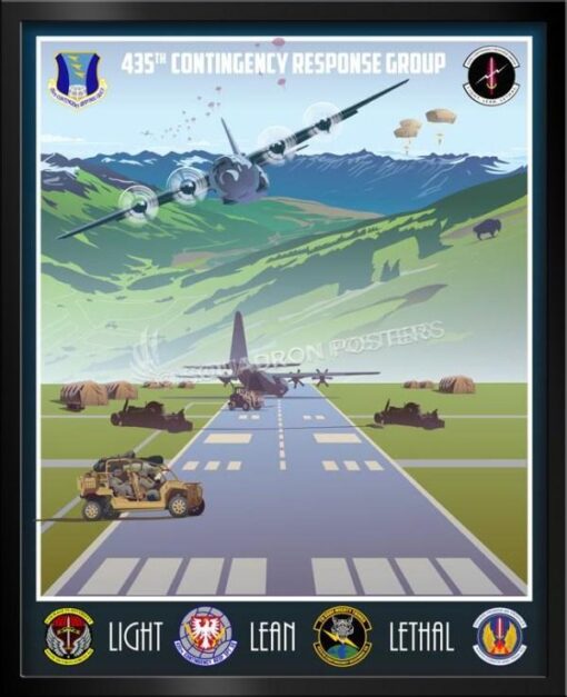 USAFE 435th CRG - Squadron Posters