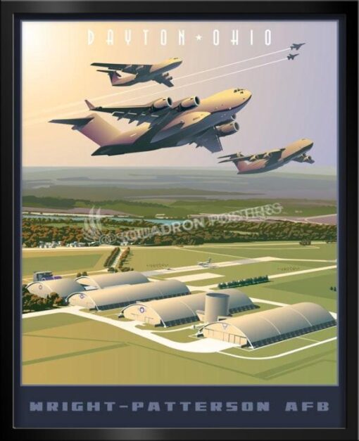Wright Patterson AFB C-17 - Squadron Posters