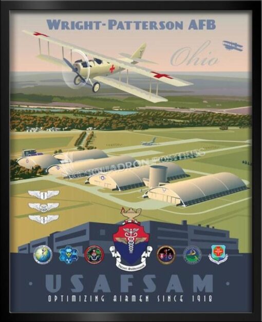 Wright-Patterson AFB USAFSAM - Squadron Posters