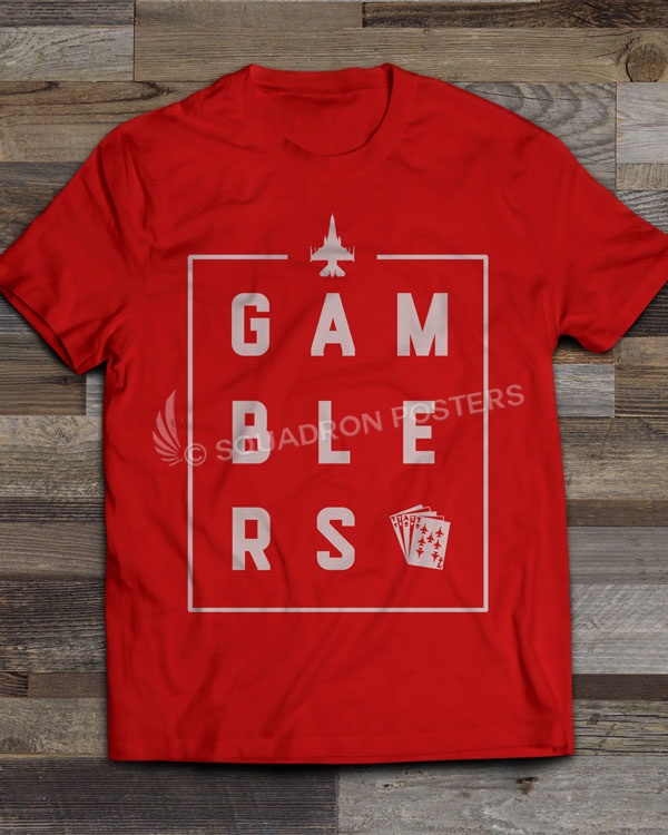 77th FS Gamblers T-Shirt - Squadron Posters