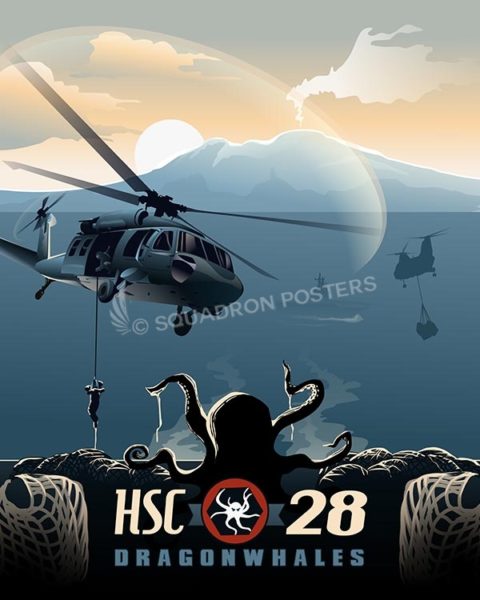 Helicopter Sea Combat Squadron 28 (HSC-28) - Squadron Posters